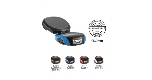 Trodat 9330 Micro Printy Text Stamp 30mm