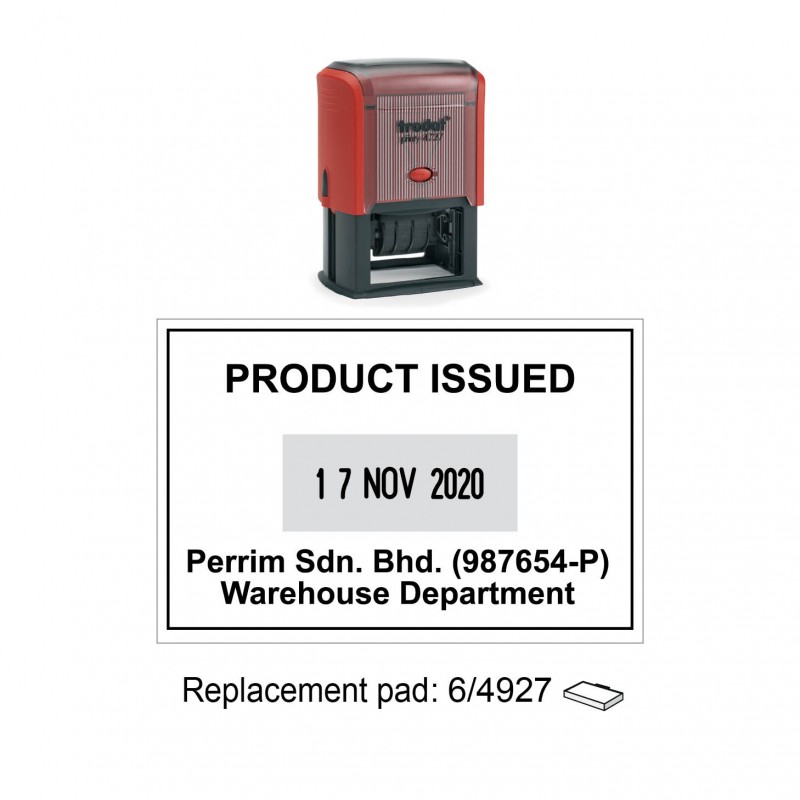 Sel Inking Date Stamp 4727 60x40mm
