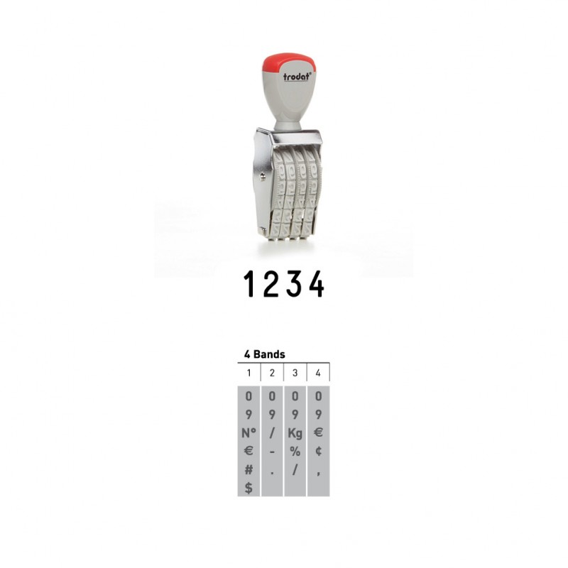 Classic Numberer Stamp 1594, 9mm, 4 Bands