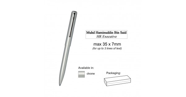 Pen Text Stamp Style , 35x7mm
